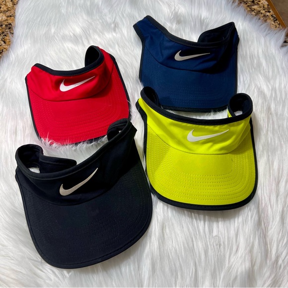 Nike | Accessories | Nike Featherlight Drifit Visors Set Of 4 | Poshmark